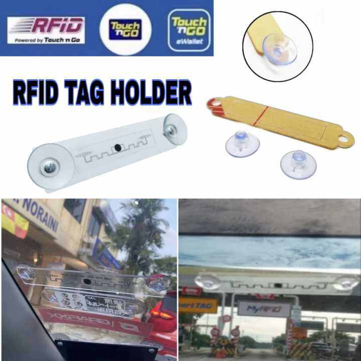 RFID Holder Touch n Go TNG Tag Sticker Protective film Smart For Car ...