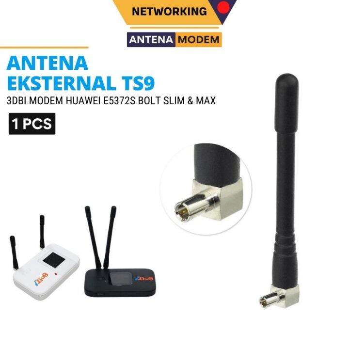 Antena Eksternal TS9 3dbi Modem Huawei E5372s Bolt Slim & Max | Lazada Indonesia