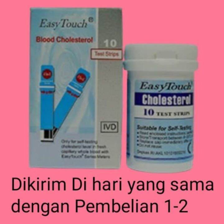 EASY TOUCH KOLESTROL MURAH /STRIP CHOLESTEROL MURAH 10 STICK | Lazada ...