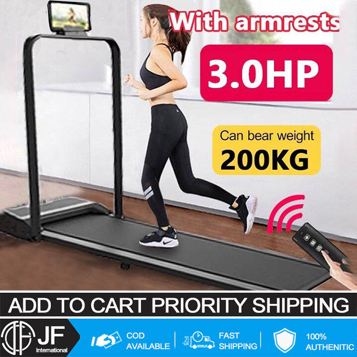 JF 2.5HP electric treadmilll, foldable home threadmill,LED display ...