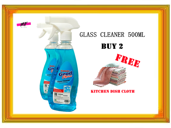 Econcare Good Choice Glass Cleaner (500ml x 1) Pembersih Kaca Glass ...