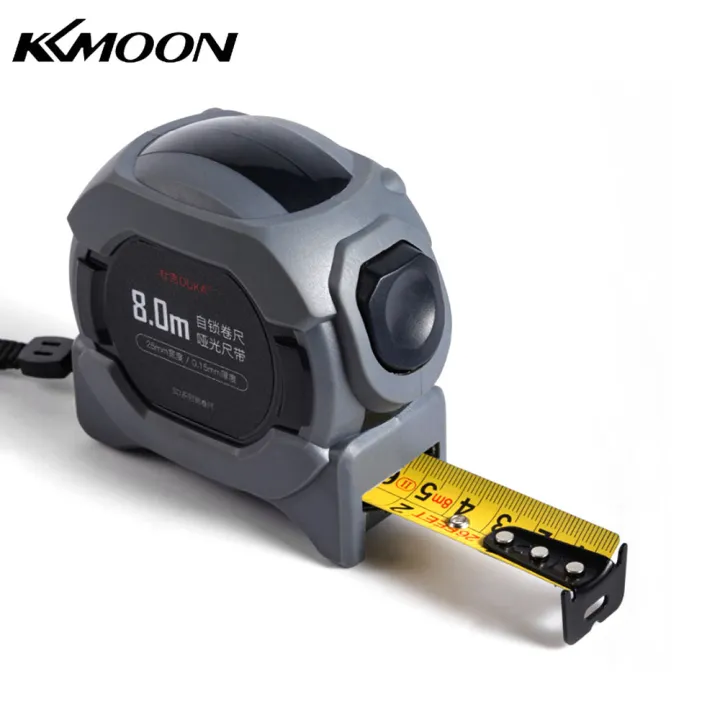 KKmoon DUKA Tape Measure Dual Sided Professional 26-Feet/Metric Scale ...