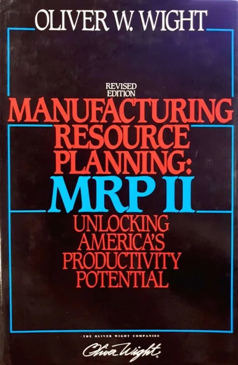MANUFACTURING RESOURCE PLANNING ; MRP II. :: OLIVER W. WIGHT | Lazada.co.th