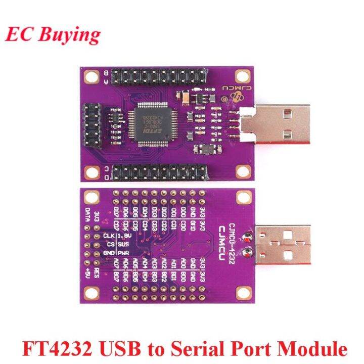 FT4232 Four-channel USB to Serial Port UART/SPI/I2C/JTAG/RS232 /RS485/RS422 Module 4 Channel ...