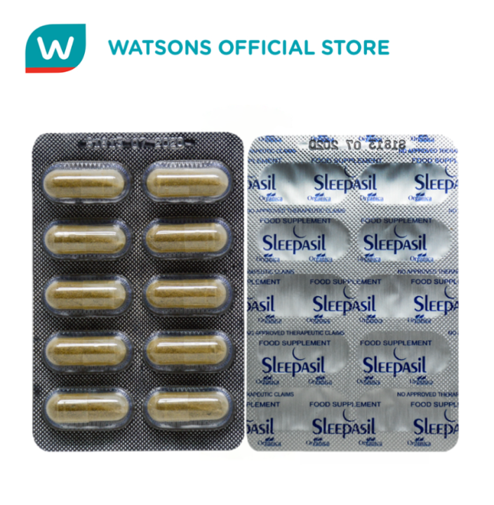 SLEEPASIL Melatonin; Chamomile And Valerian Root 1 Capsule | Lazada PH
