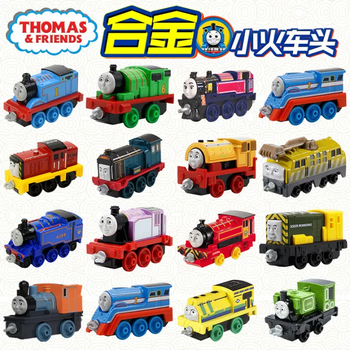 โทมัสชุดหัวรถจักรรถไฟขนาดเล็กรถไฟล้อแม็ก Pessie Gordon Rossie James ของ ...