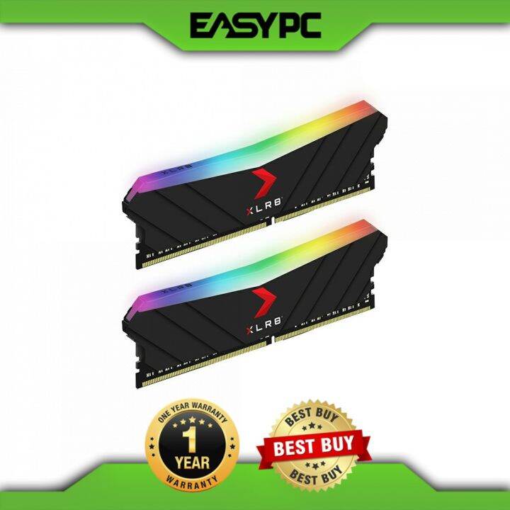 EasyPC PNY XLR8 16GB (2x8) Dual Kit 3200MHz Ddr4 RGB, In and AMD ...