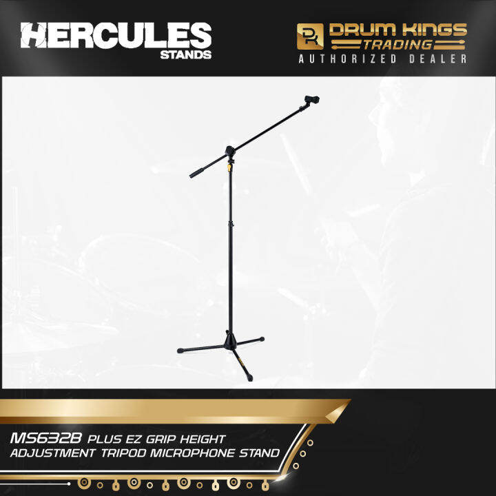 Hercules MS632B Ez Grip Microphone Tripod Stand | Lazada PH