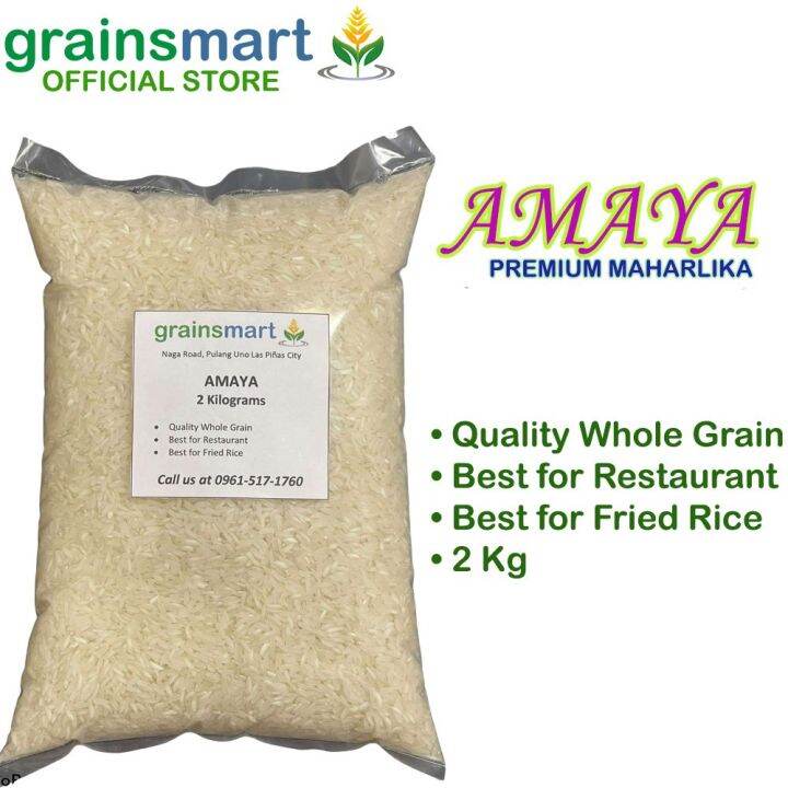 Grainsmart Amaya Premium Maharlika Rice (2kg) | Lazada PH