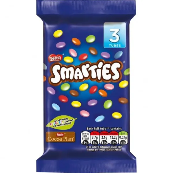 Smarties Original 3 Tube Pack | Lazada