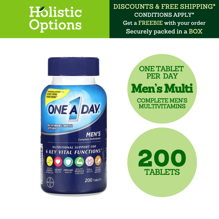 One-A-Day, Men's Complete Multivitamin, 200 Count | Lazada PH
