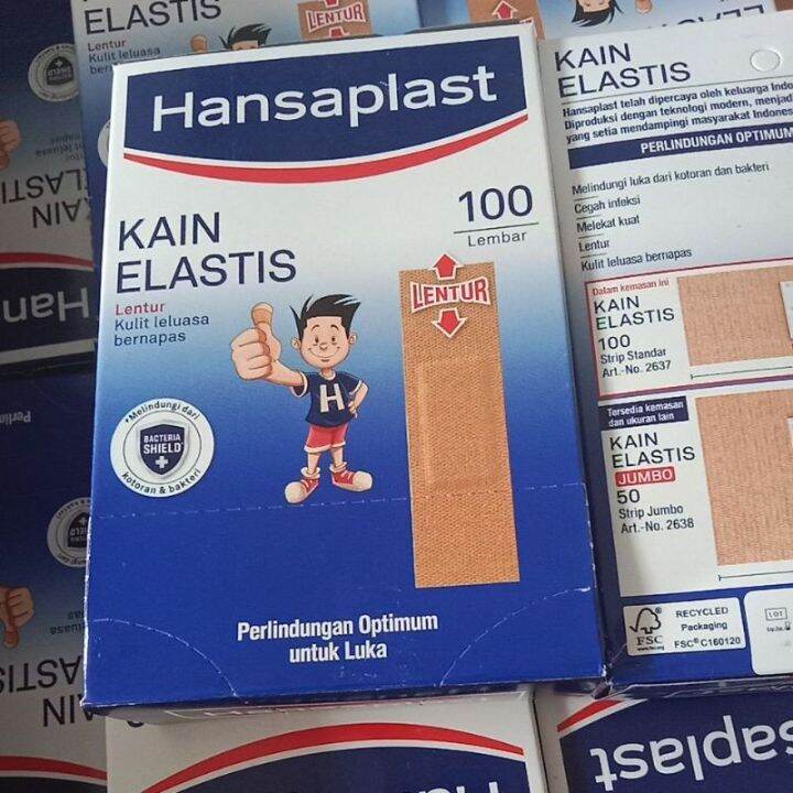 hansaplast Kain Elastis 100lembar Per Box -PRODUK BPOM | Lazada Indonesia