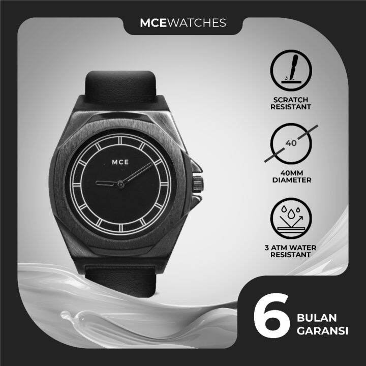 MCE Jam Tangan Pria Bifrost Rune Series Full Black | Lazada Indonesia