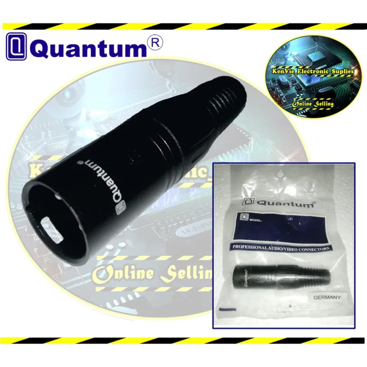 3v\XLR MALE CANNON JACK QUANTUM GERMANY (ORIGINAL) | Lazada PH