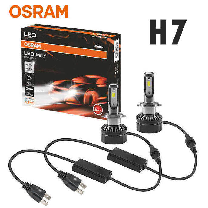 2PCS OSRAM LED Head light Bulb H7 white 6000K LEDriving Headlight ...