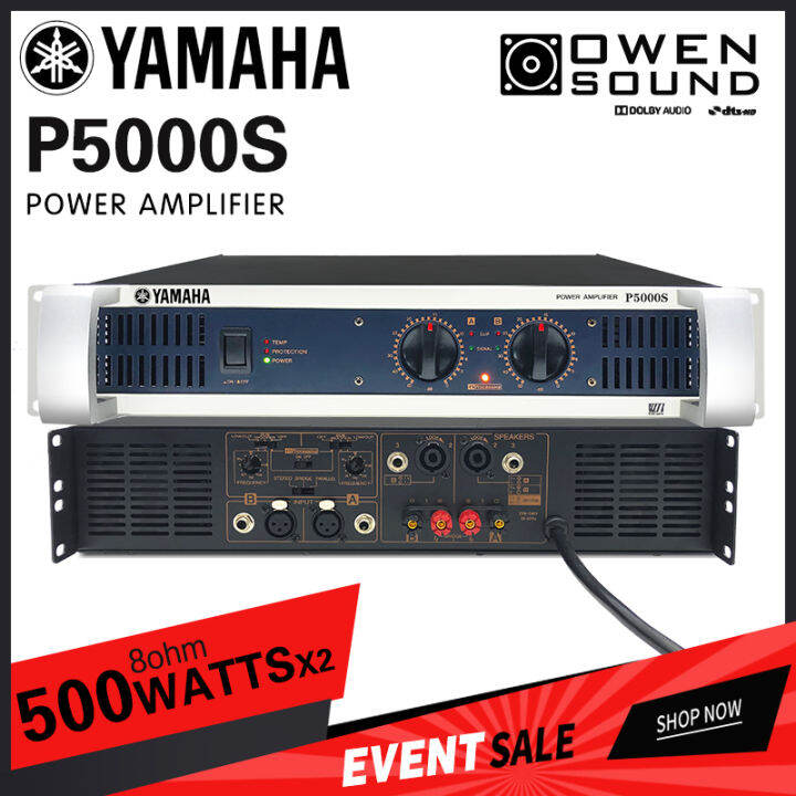 YAMAHA P5000S Audio Amplifier Two Channels 8 Ohm 500 Watt H Category ...