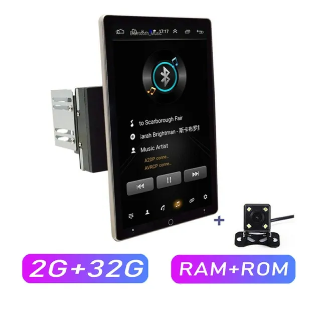 Tesla Style Rotation Screen Universal Android 10 Car Radio GPS Player ...