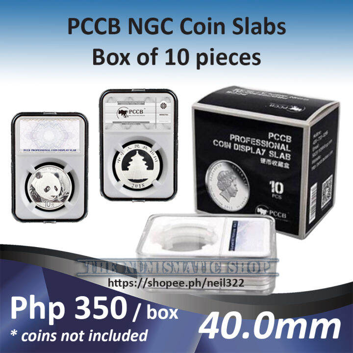 PCCB Standard Coin Slabs for NGC-Graded Coins 40.0mm - 10 pieces ...