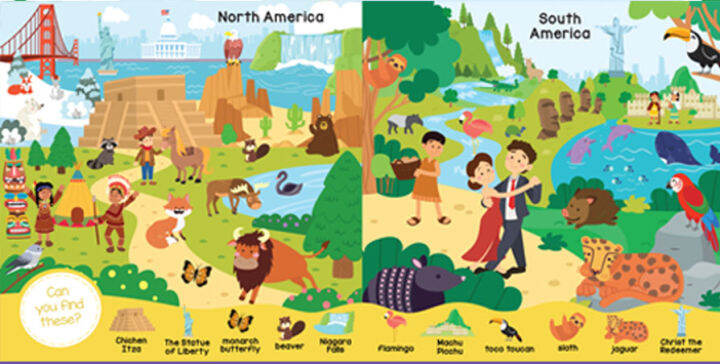 Smart Kids Seek and Find Search and Find Board Book Around the World ...