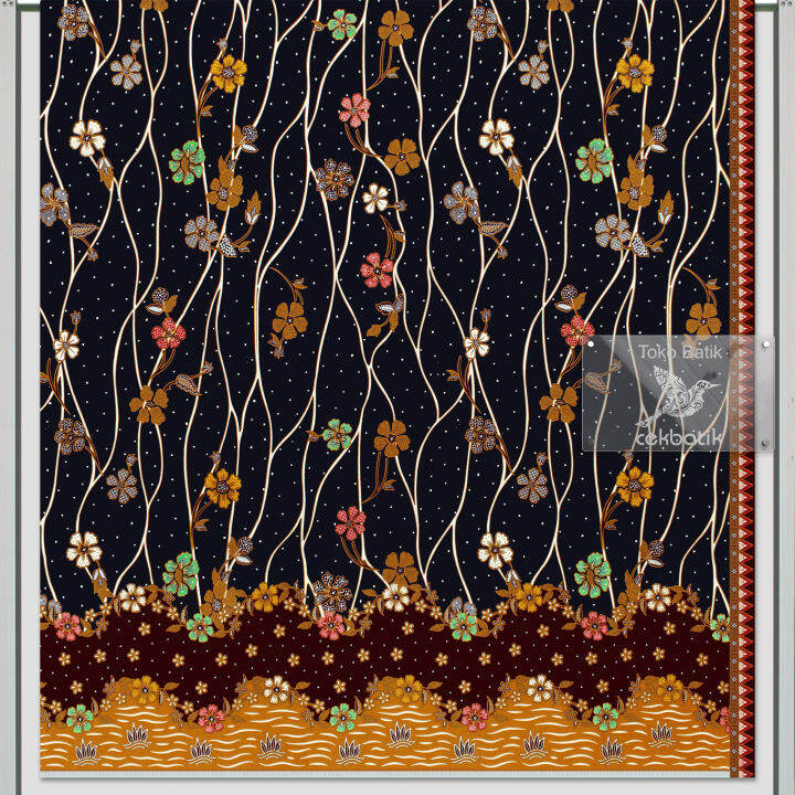 kain batik - Motif Batik Unik Bunga Liris Manis (Ukuran 2 Meter Lebih ...