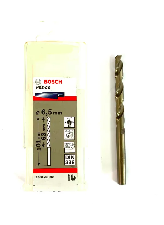 Bosch HSS-Co Cobalt Drill Bit 5 or 6.5mm | Lazada PH