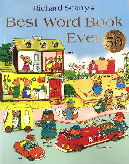 Original English best word book ever scarry vocabulary book 50th ...