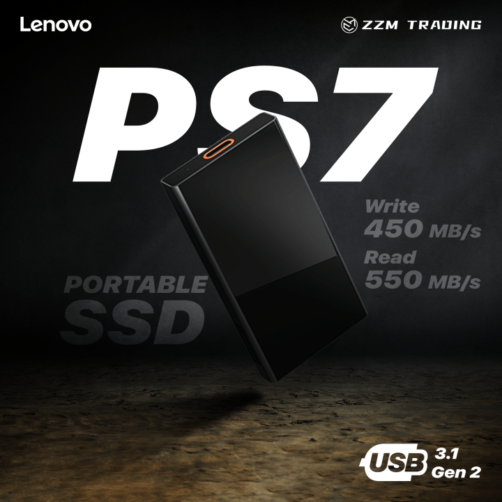 Lenovo PS7/PS9 Portable Solid State Drive 512GB/1TB USB 3.1 Gen 2 ...