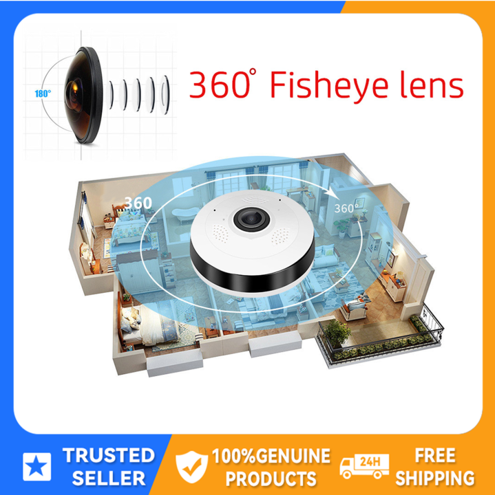Supermax NEW 360 Degree Panoramic Wide Angle MINI CCTV Security Camera ...