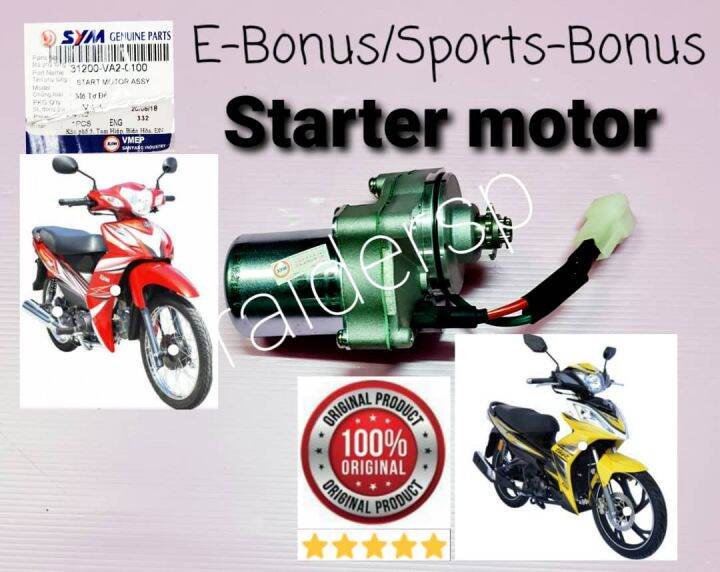 SYM E-Bonus Sport-Bonus Starter Motor Assy Original 100% | Lazada