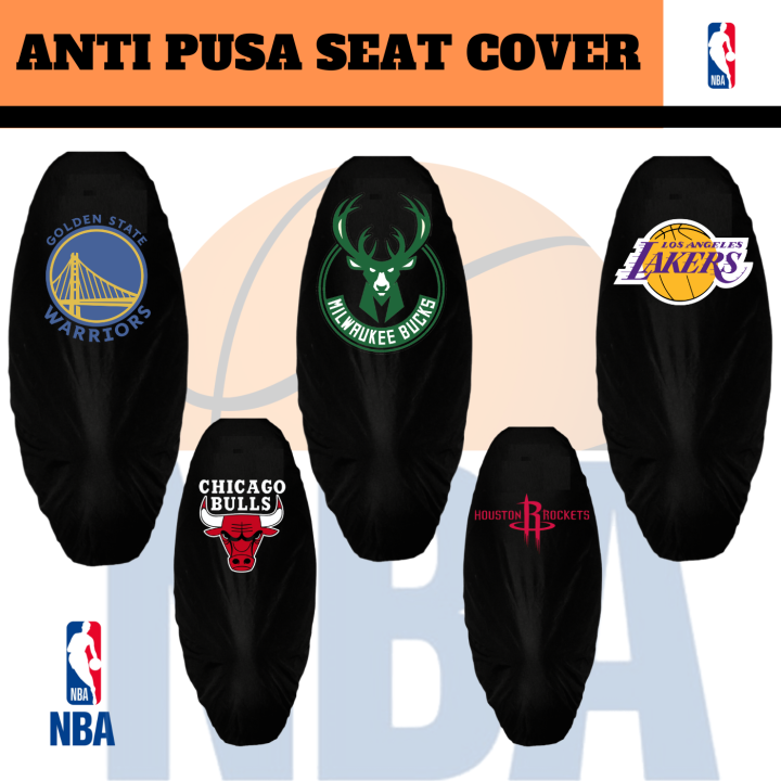 Anti Pusa Waterproof Seat Cover Nba Logos | Easy To Install | Grab And ...