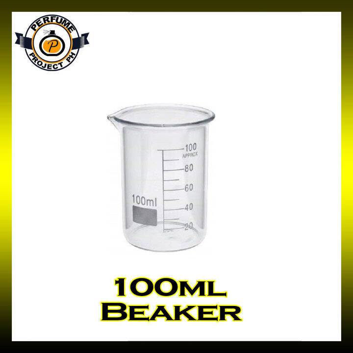 PERFUME PROJECT PH 100ml Glass Beaker Measuring Equipment | Lazada PH