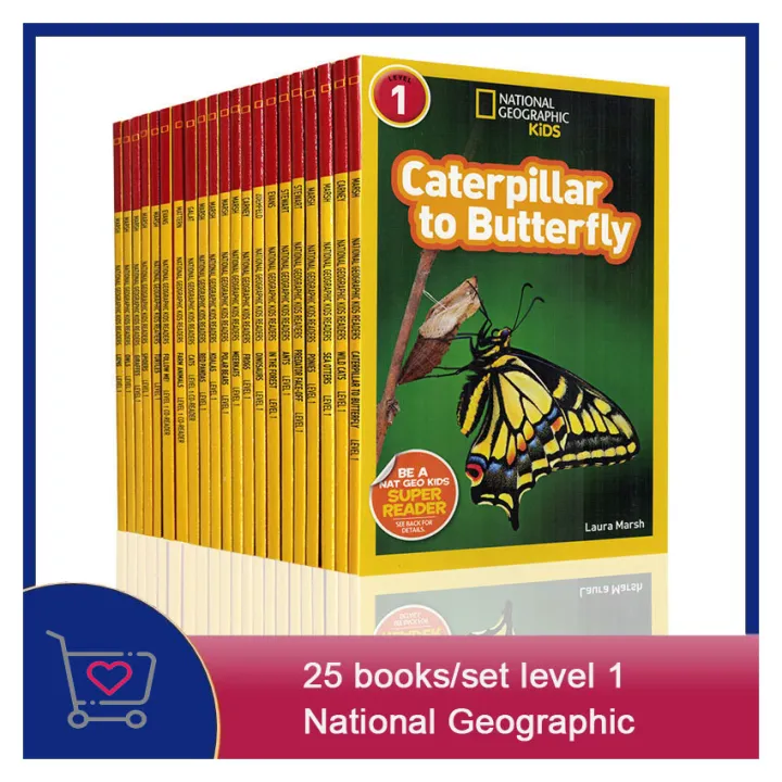 25 books/set English picture book National Geographic Kids level 1 be a ...