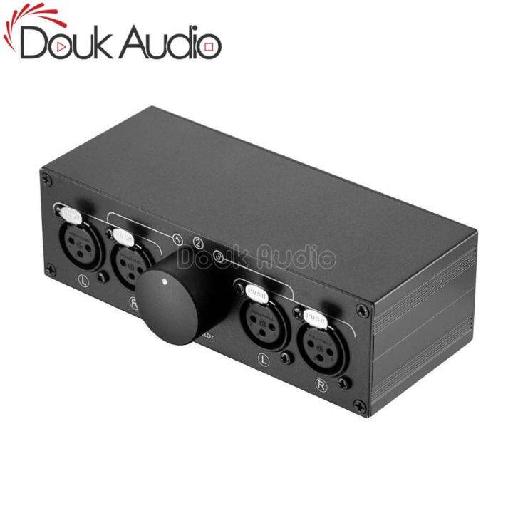 Douk Auido Little Bear MC103 3(1)-IN-1(3)-OUT XLR Balance Stereo Audio ...
