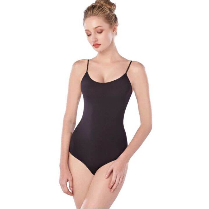 Cherilon บอดี้สูท เชอรีล่อน ไร้ตะเข็บ สายเดี่ยว ผ้านุ่ม ยืดหยุ่น ใส่สบาย Mix & Match กับเสื้อได้ ...