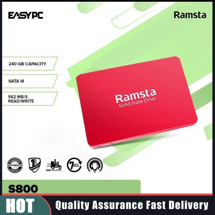 EasyPC Ramsta S800 120GB / 240GB / 128GB / 256GB / 512GB / 1TB SATA 2.5 ...