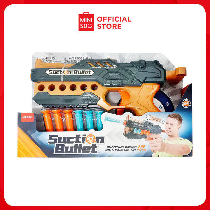 MINISO Suction Cup Bullet Shooter Toy (6 Bullets) | Lazada PH