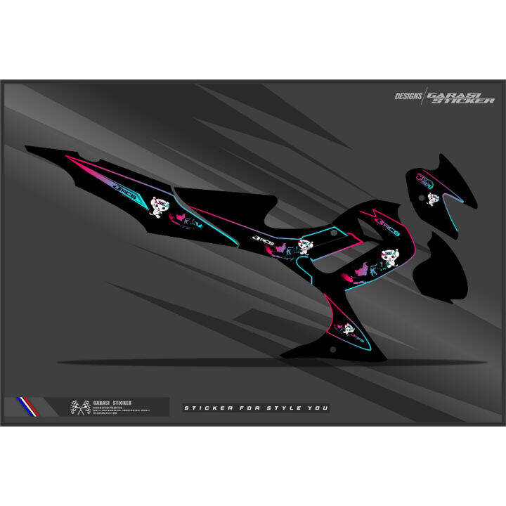 Striping / Stiker Satria Fu Barong /Satria Fu Lama RCB New Concept ...