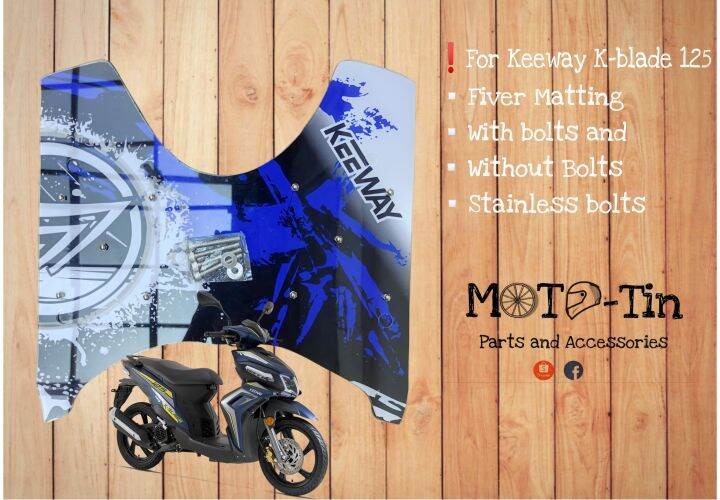 KEEWAY KBLADE FIVER MATTING WITH STAINLESS BOLTS AND WITHOUT BOLTS ...