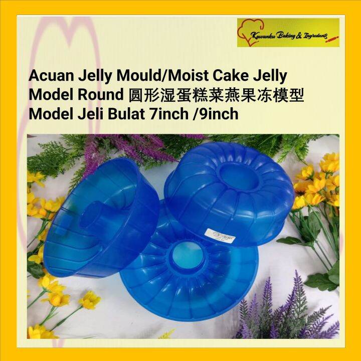 Acuan Jelly Mould/Moist Cake Jelly Model Round 圆形湿蛋糕菜燕果冻模型 Model Jeli ...