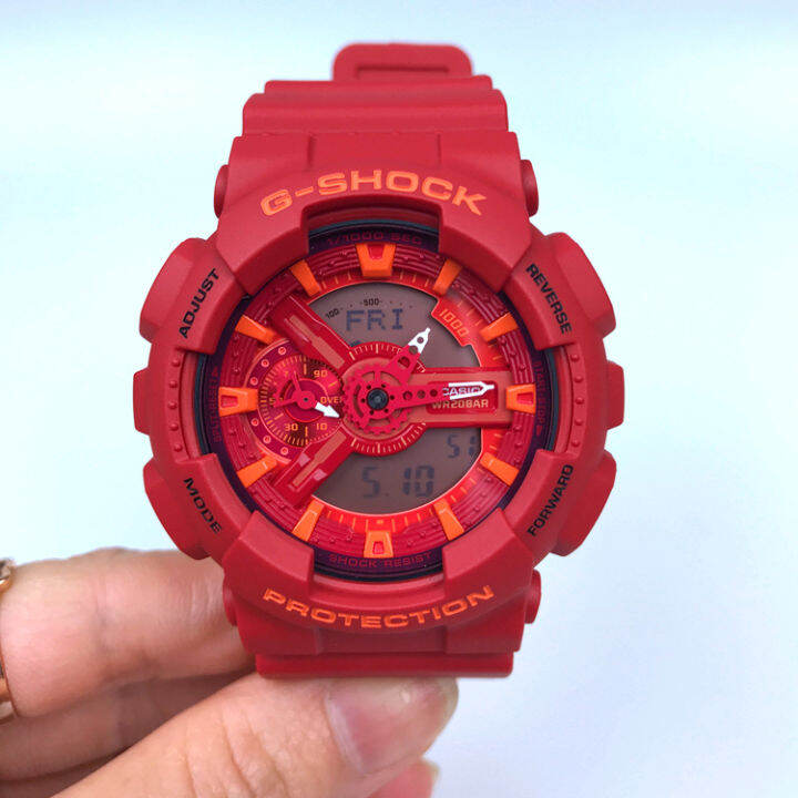 Casio G-SHOCK GA-110AC-4A 110HC-1A watermelon red men and women watch ...
