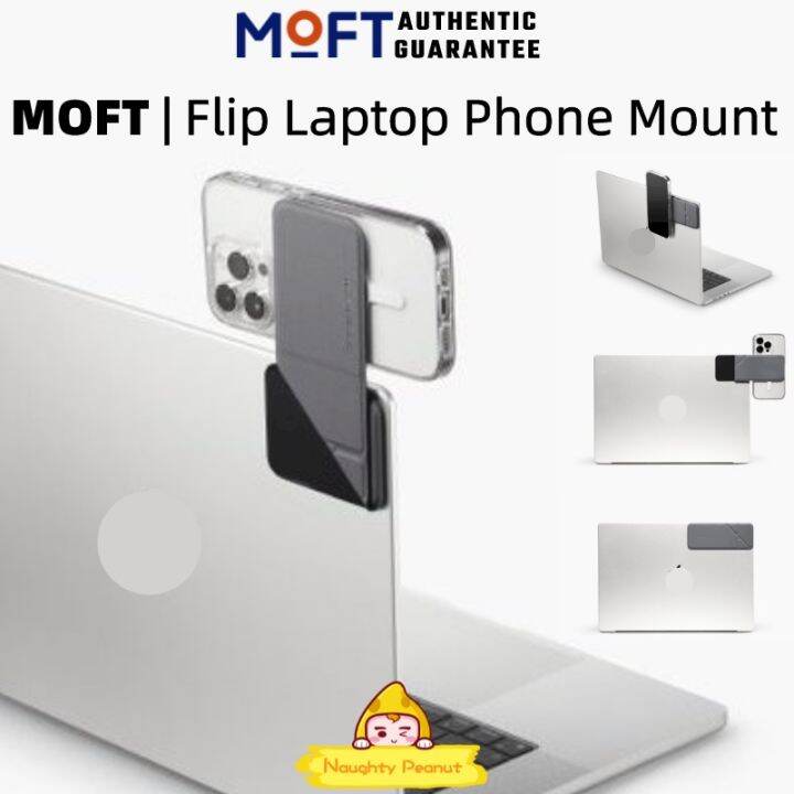 MOFT Flip Laptop Phone Mount,Laptop Phone Holder Portable Laptop ...