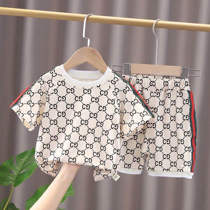 ชุดเชทเด็ก แฟชั่น ลายกำลังฮิต มาใหม่ YFCG | Lazada.co.th