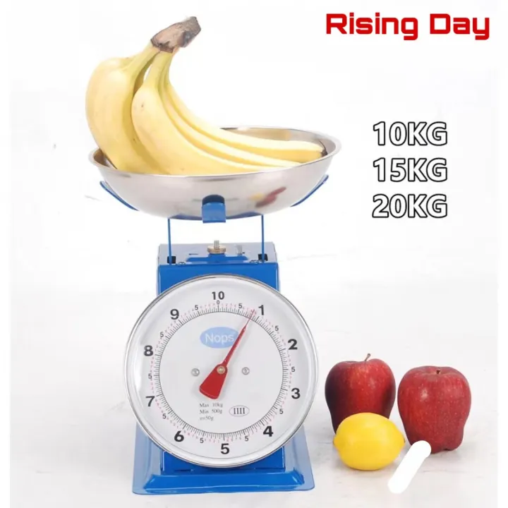 Classic Weighing Scale 10kg With Round Top Spring Scale Mechanical ...