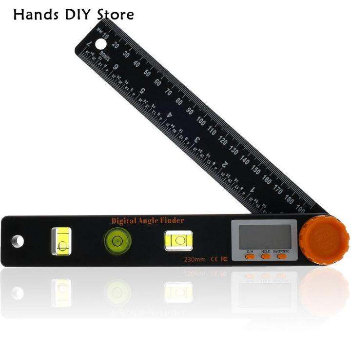 Tangan DIY toko sudut pencari elektronik 0-360 derajat busur derajat ...