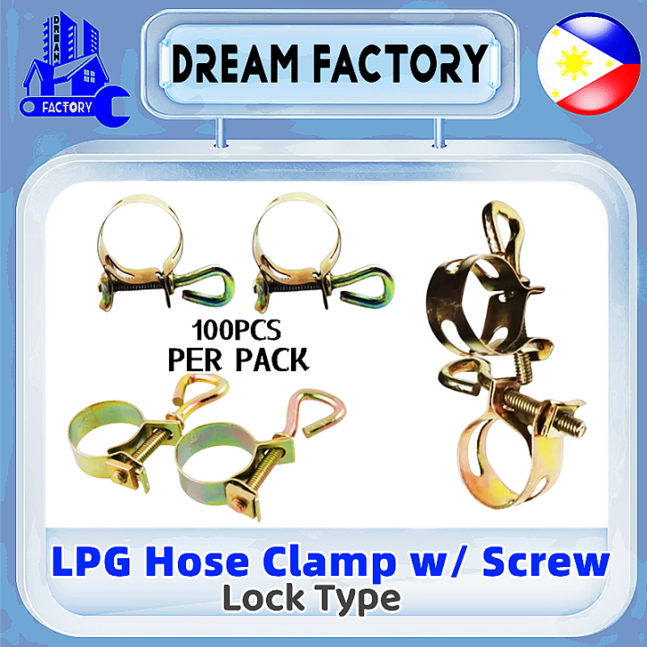 LPG Hose Clamp with Screw Lock Type 1/2" | Lazada PH