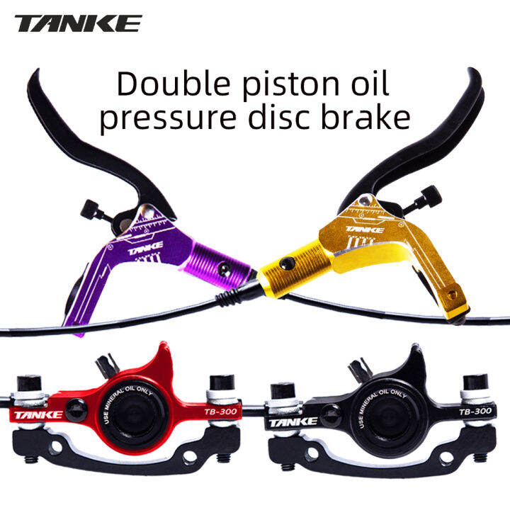 【COD】TANKE MTB bike hydraulic disc brake set 160mm rotors oil calliper ...
