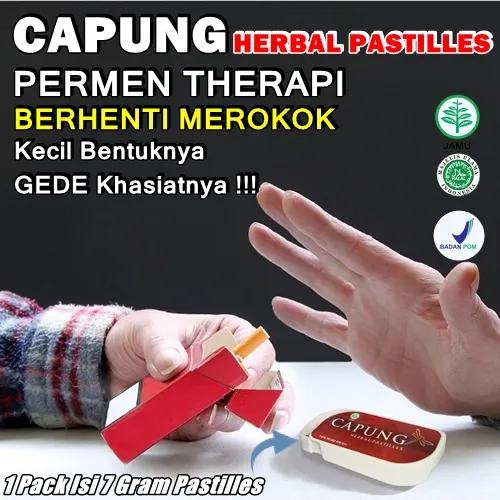 PROMO TERBARU Permen untuk berhenti merokok capung herbal pastilles ...