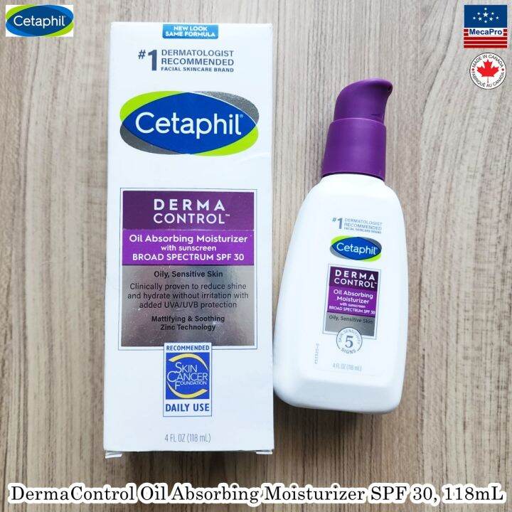 Cetaphil Pro DermaControl™ Oil Absorbing Moisturizer SPF 30, 118mL เซตา ...