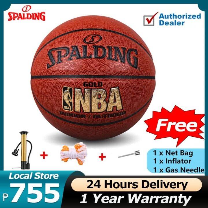 Spalding Ball Original 606y Melting Basketball Pu Leather With Free ...