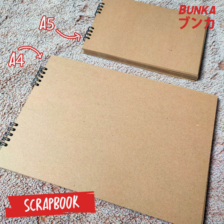 Scrapbook A4 A5 Aesthetic Album vintage buku catatan story book kado ...